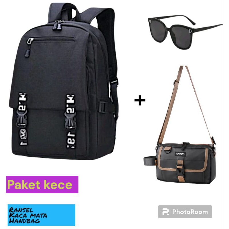 Jual (COD)TAS RANSEL PRIA WANITA TAS RANSEL SEKOLAH TAS PUNGGUNG TAS ...