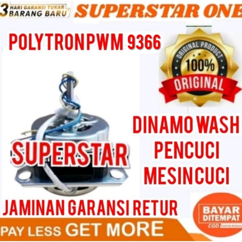 Jual Dinamo wash mesin cuci polytron pwm9366 motor dinamo pencuci ...