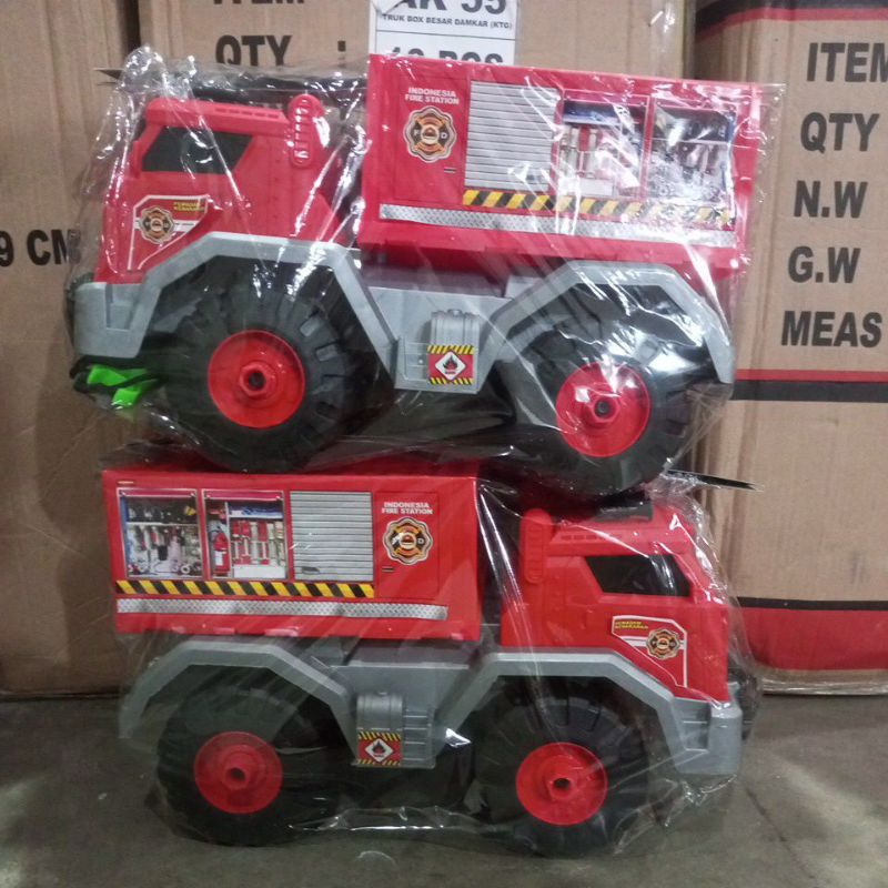 Jual AK JUMBO/Mainan mobil pemadam kebakaran jumbo box besar + kunci AK ...