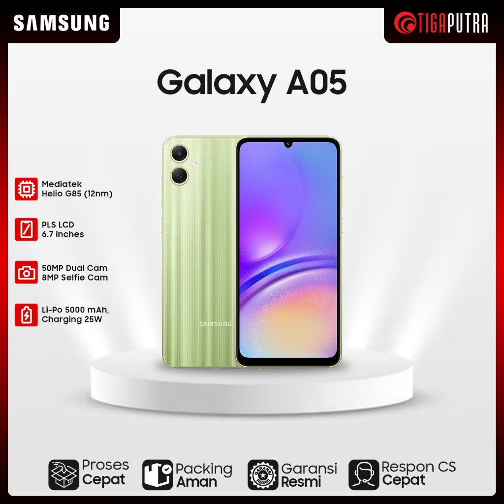 Jual Samsung Galaxy A05 (RAM 4/6GB, ROM 64/128GB, Dual Camera 50MP ...