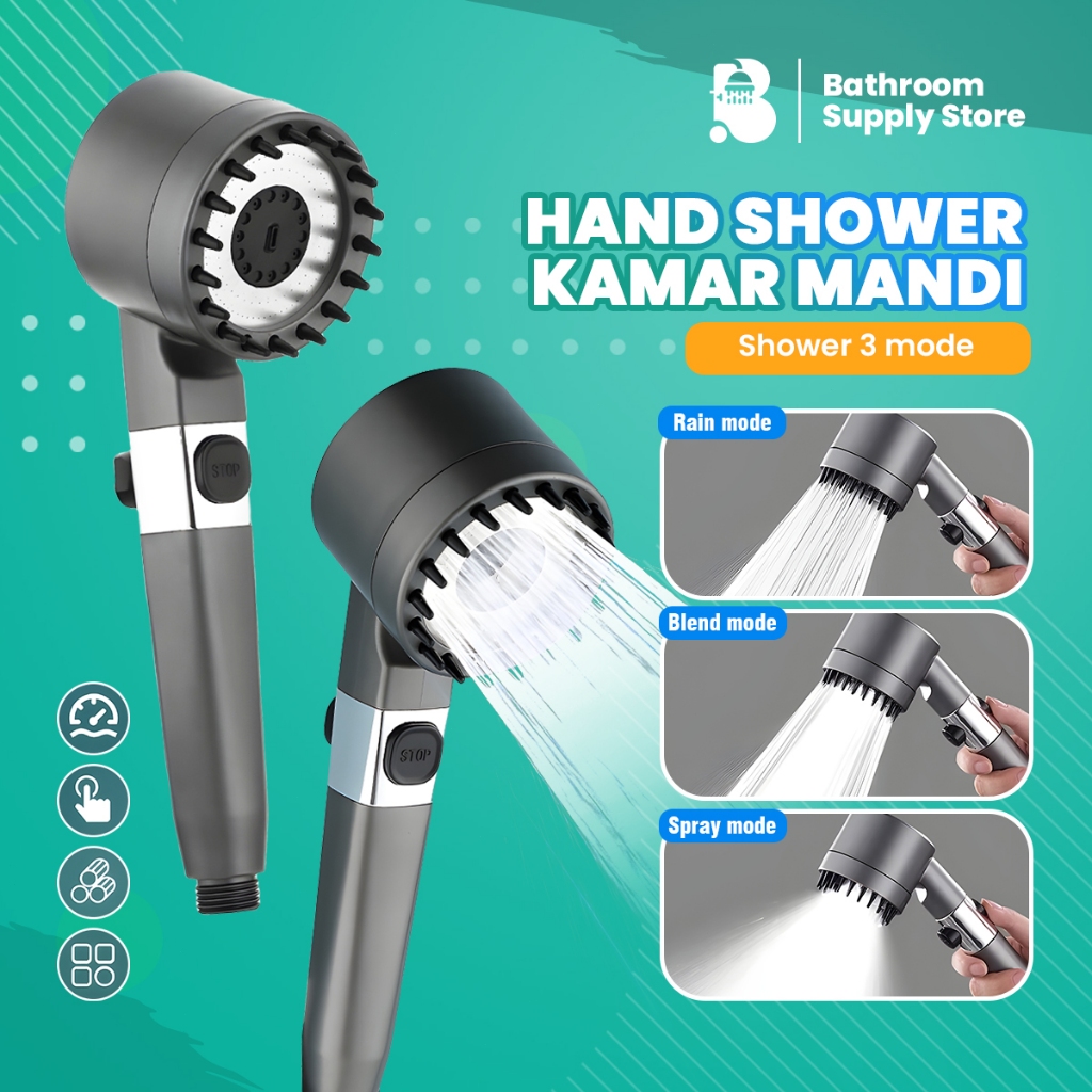 Jual Hand Shower Kamar Mandi Paket Panel Shower Tekanan Tinggi ...