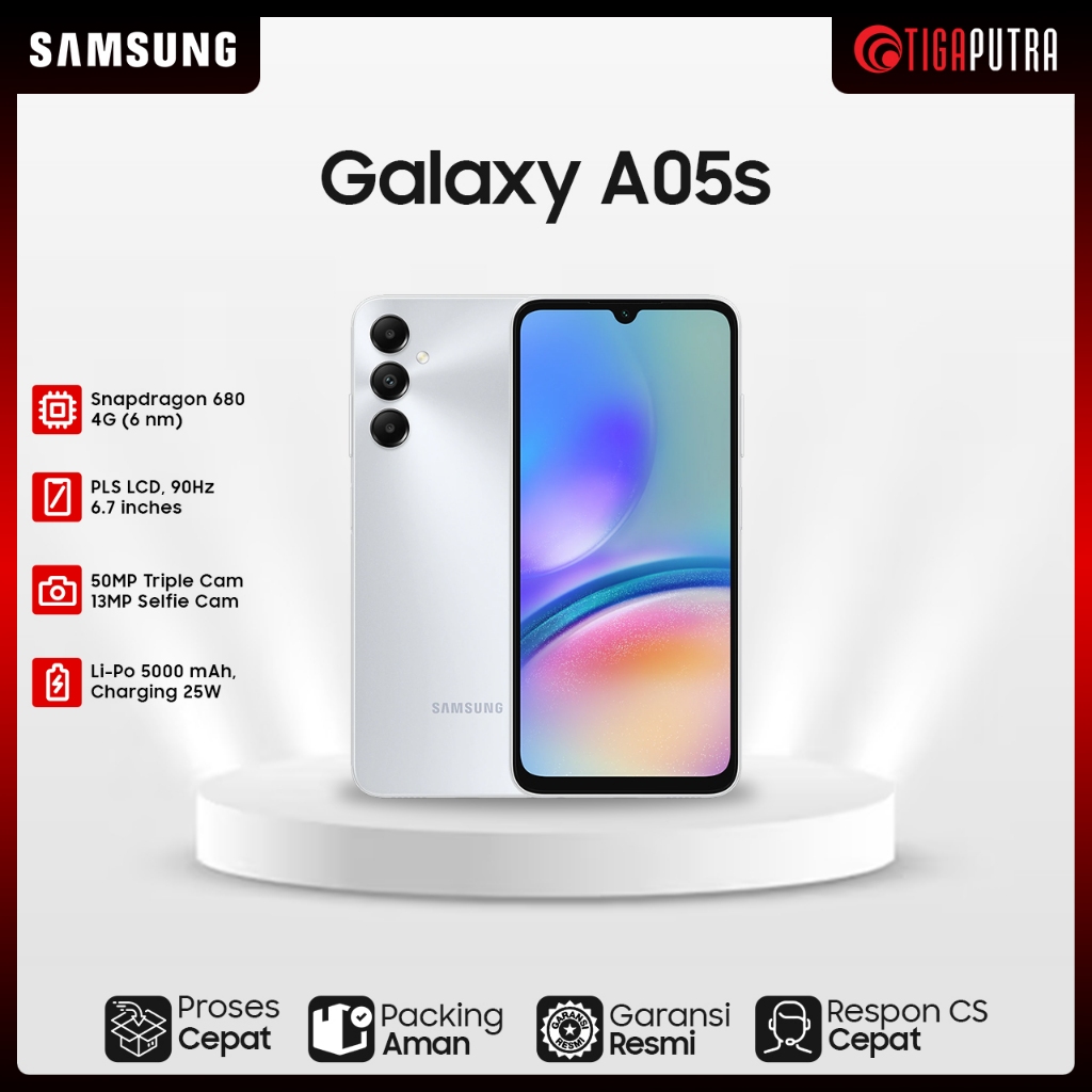 Jual Samsung Galaxy A05s (RAM 6GB, ROM 128GB, Refresh Rate 90Hz ...