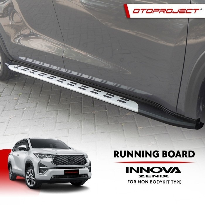 Jual Foot Step Running Board INNOVA ZENIX Otoproject New Silver Design ...