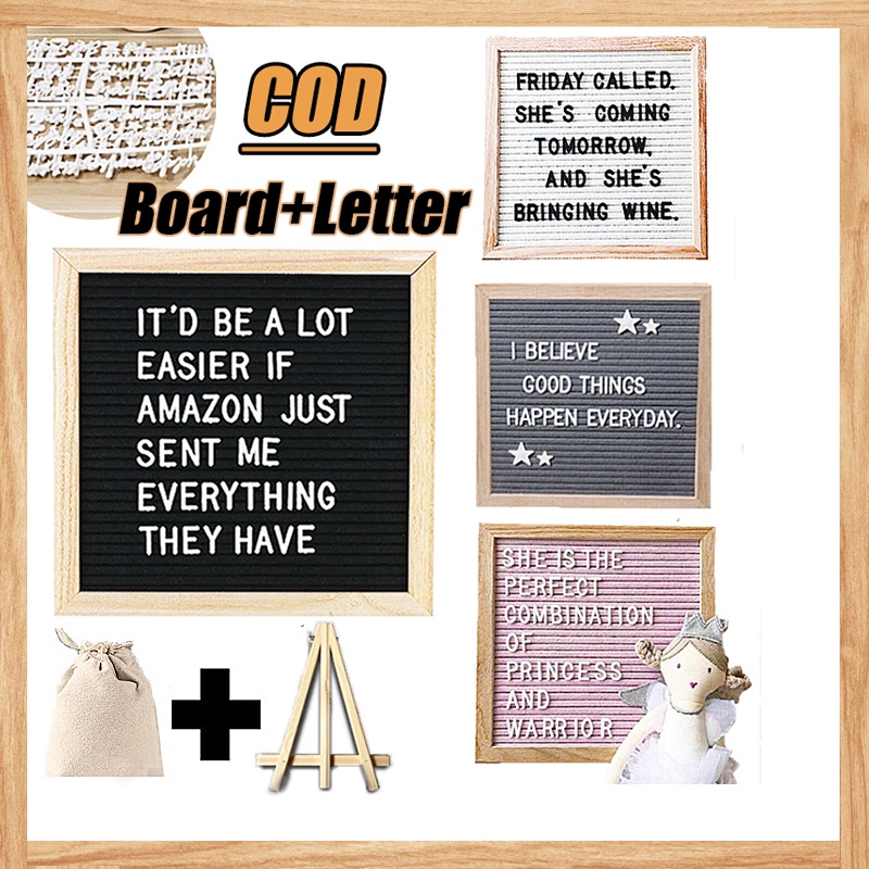 Jual Papan Nama Bayi / Felt Letter Board Set / Papan Huruf Letter Board ...