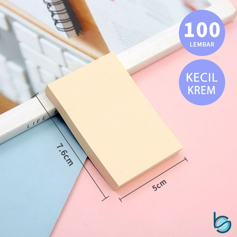 Jual COD STICKY NOTE POLOS / STICKY NOTES PENANDA HALAMAN / STICK NOTE ...