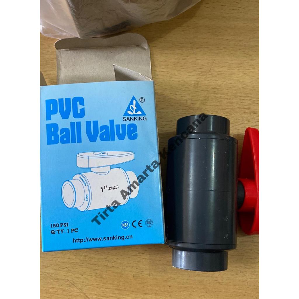 Jual Stop Kran Ball Valve 1 Inch Sanking Original | Shopee Indonesia