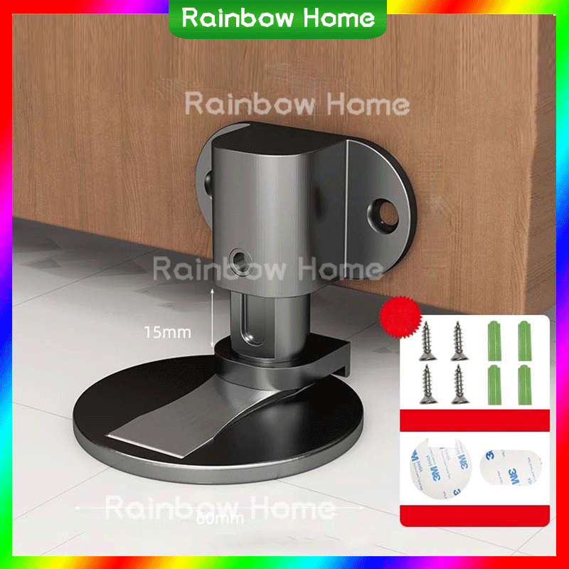Jual 【Stok Siap】Rainbow Home Door Stop Magnet Stainless Steel Premium ...