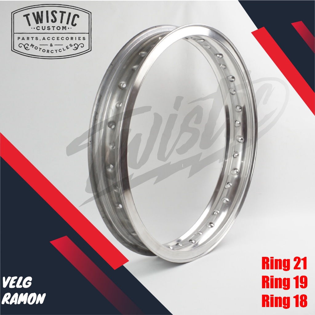 Jual Velg Akront W Shape Spain Borrani Morrad Ramon Motor Ring 21 19 18 ...