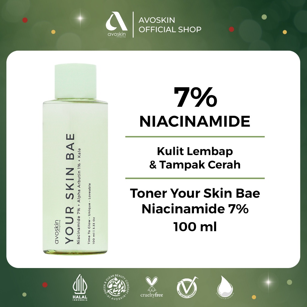Jual Toner Avoskin Your Skin Bae Niacinamide 100ml-Kulit Lembap & Cerah ...