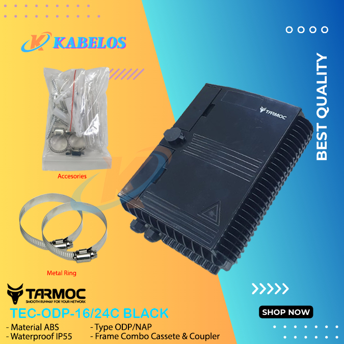 Jual ODP 8/16/24 Core Double Lock COMBO | ODP 8 16 24C Kosongan HITAM ...