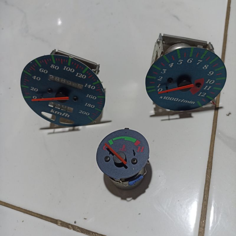 Jual mesin spedometer RPM kilometer amper bensin Ninja R lama ninja r ...