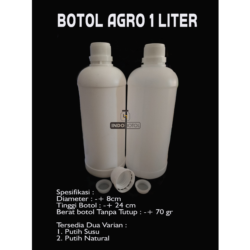 Jual Botol Agro 1 Liter - labor 1 Liter / 1000 ml | Shopee Indonesia