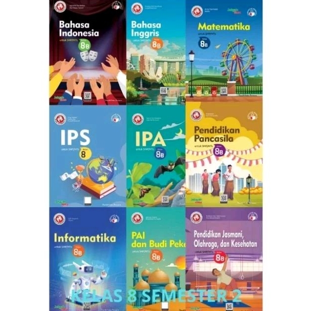 Jual Buku lks pr SMP kelas VIII, 8 semester 2 kurikulum merdeka tahun 2024 Intan Pariwara ...