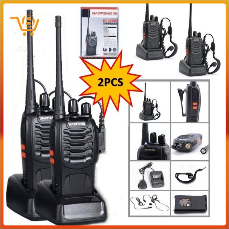 Jual Ht 888S Walkie Talkie UHF 5W 16CH Interphone Handset Radio Walkie ...