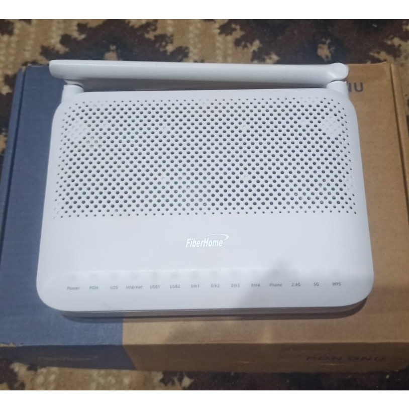 Jual router ONT GPON FIBERHOME HG6145FD2 DUALBAND 5G MULUS | Shopee ...