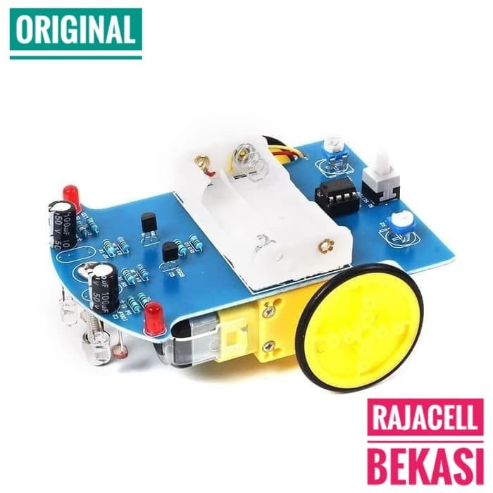 Jual D2-1 DIY KIT Robot Tracking Line Follower Smart Car LM393 Dual ...
