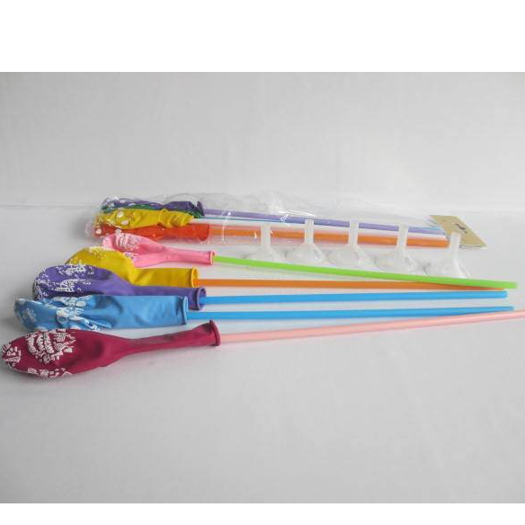 Jual Balon Gagang Stik Isi 5 Pcs Warna Warni | Shopee Indonesia
