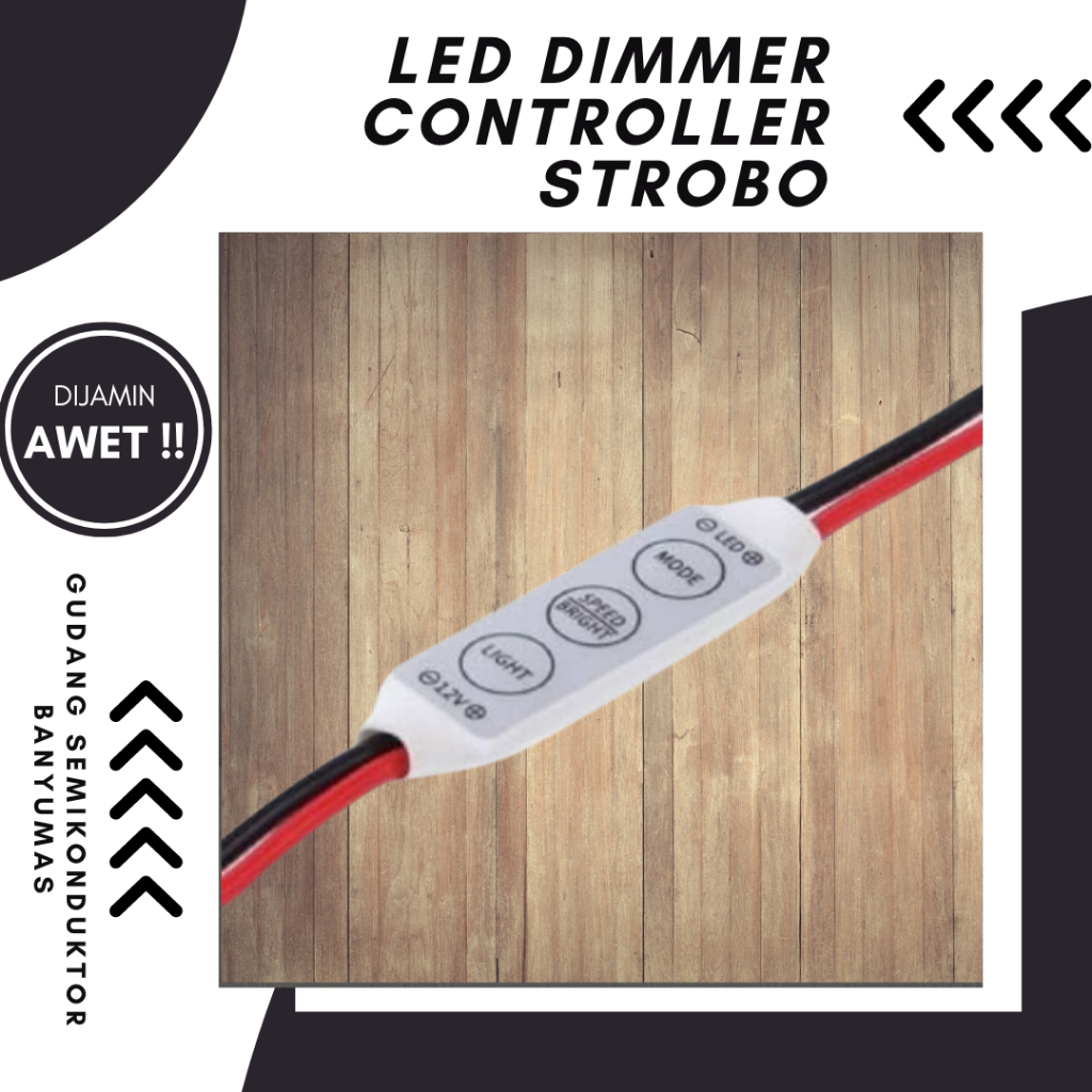 Jual Led dimmer controller Strobo pengatur lampu LED 5v - 12v dc lampu ...