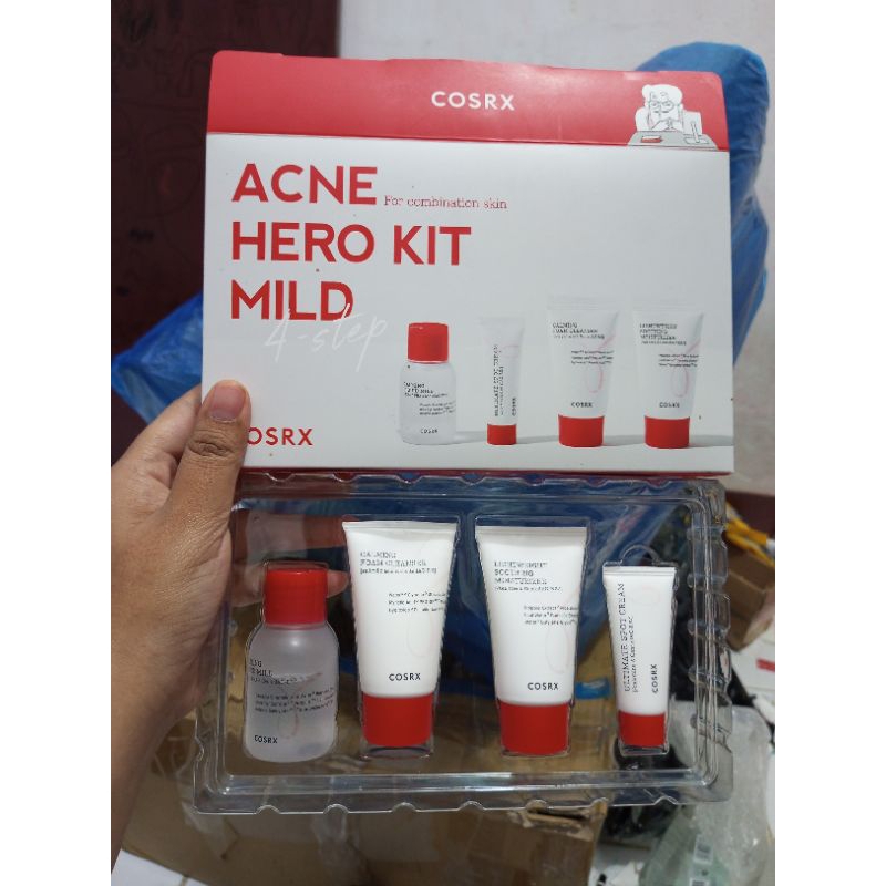 Jual Cosrx ACNE HERO KIT Trial Kit (Mild) BACA DEKSRIPSI | Shopee Indonesia
