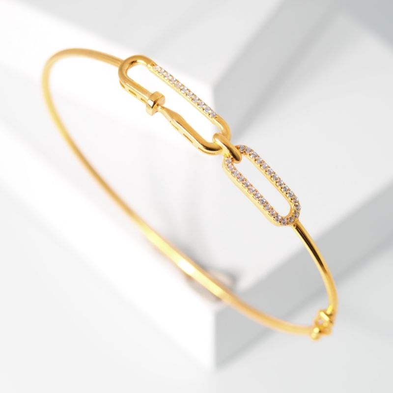 Jual Gelang Emas Pipo Klip Paku - Toko Emas Gadjah | Shopee Indonesia