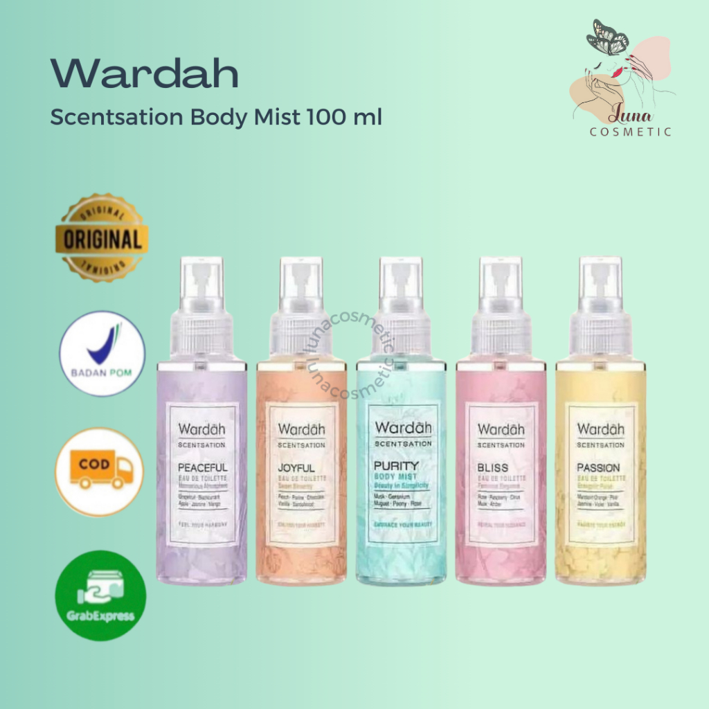 Jual Wardah Scentsation Body Mist 100 ml - Parfum Wanita | Shopee Indonesia