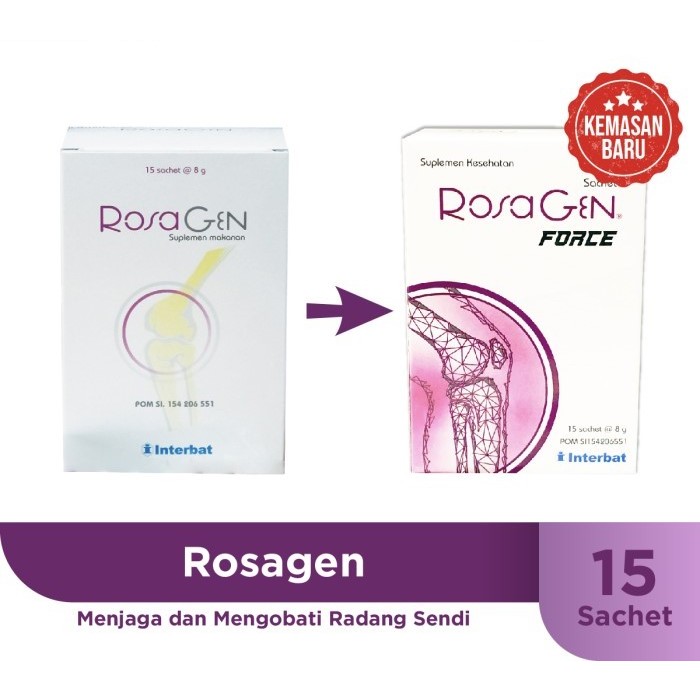 Jual Rosagen Force Vitamin Tulang Sendi Osteoporosis Nyeri Sendi Pegal ...