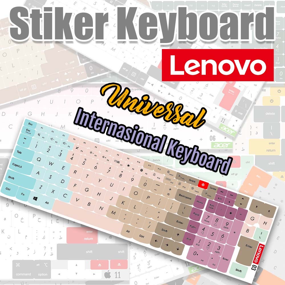 Jual Stiker Keyboard Lenovo | Universal Garskin Keyboard Lenovo ...