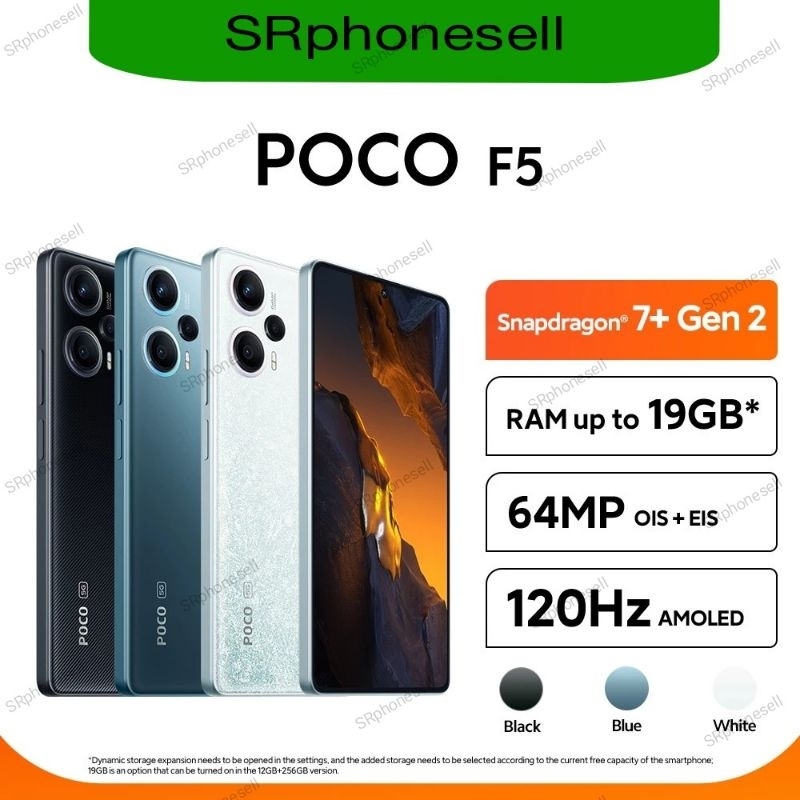 Jual XIAOMI POCO F5 (12GB+7GB/256GB) (8GB+5GB/256GB) | Shopee Indonesia