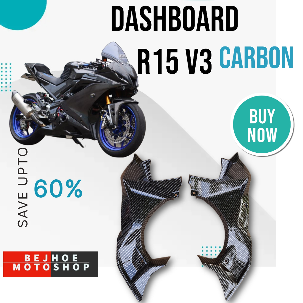 Jual Carbon dashboard R15 VVA v3 panel speedometer r15 carbon | Shopee ...