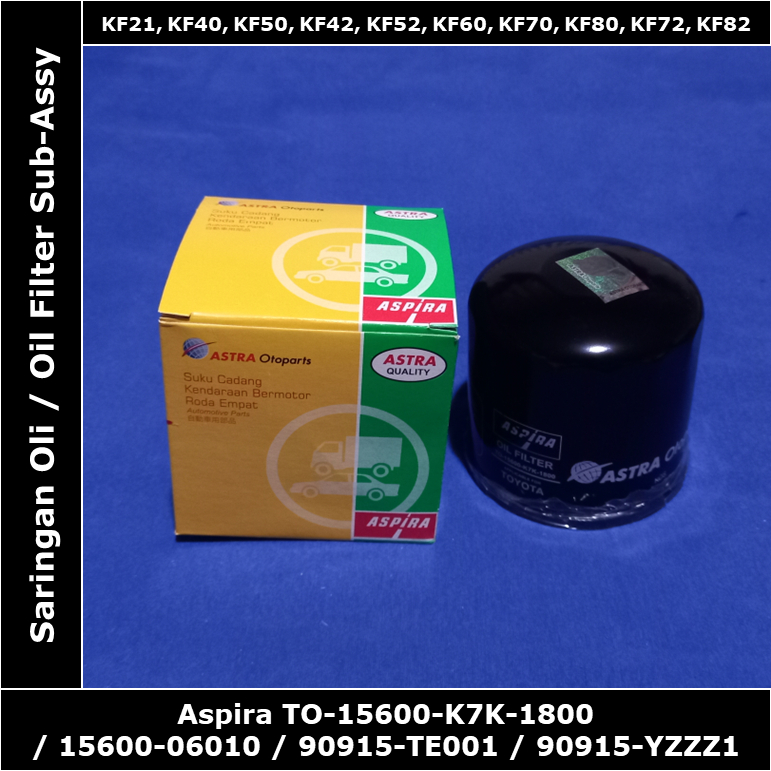 Jual Filter Oli Toyota Kijang Kotak Doyok 5K 1500 cc KF21 1985-1986 ...
