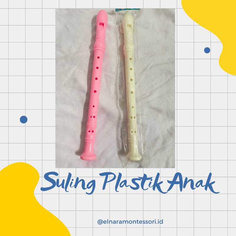 Jual SULING PLASTIK ANAK - SENSORY PLAY MONTESSORI | Shopee Indonesia