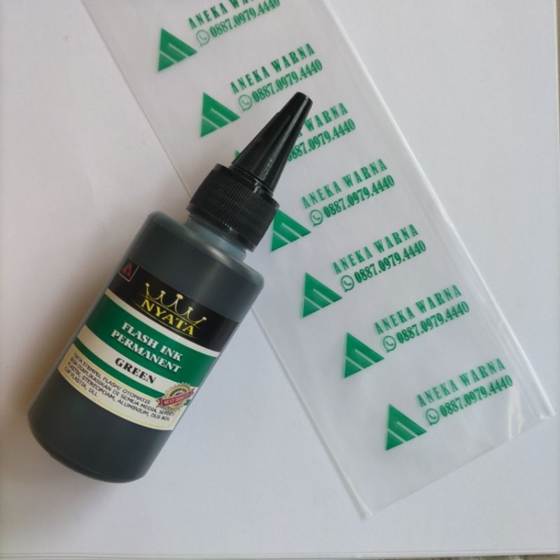 Jual TINTA PERMANENT UNTUK STEMPEL FLASH OTOMATIS, MEDIA PLASTIK ,isi ...