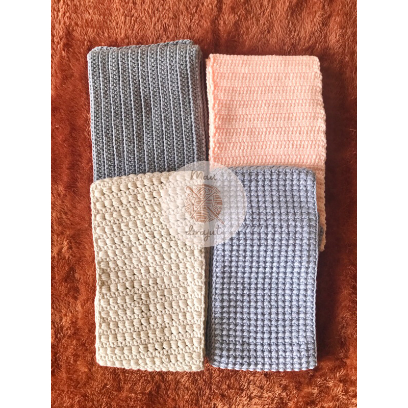 Jual (Custom) Scarf crochet | Syal rajut handmade | Shopee Indonesia