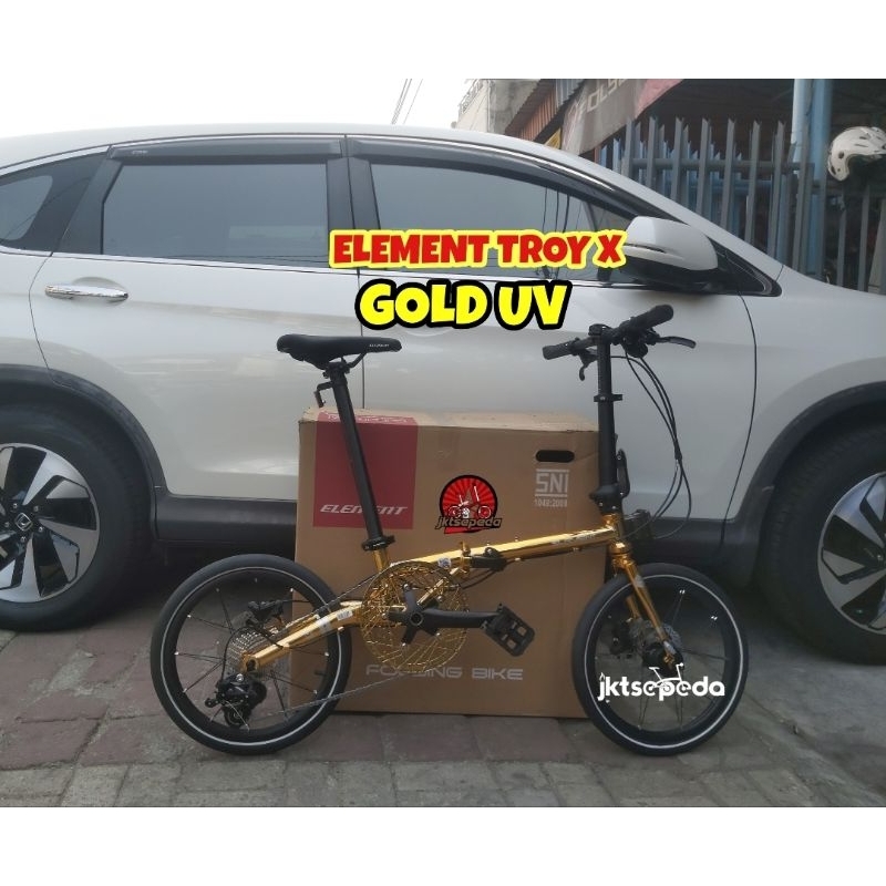 Jual Sepeda Lipat Element Troy 10 Speed | Shopee Indonesia