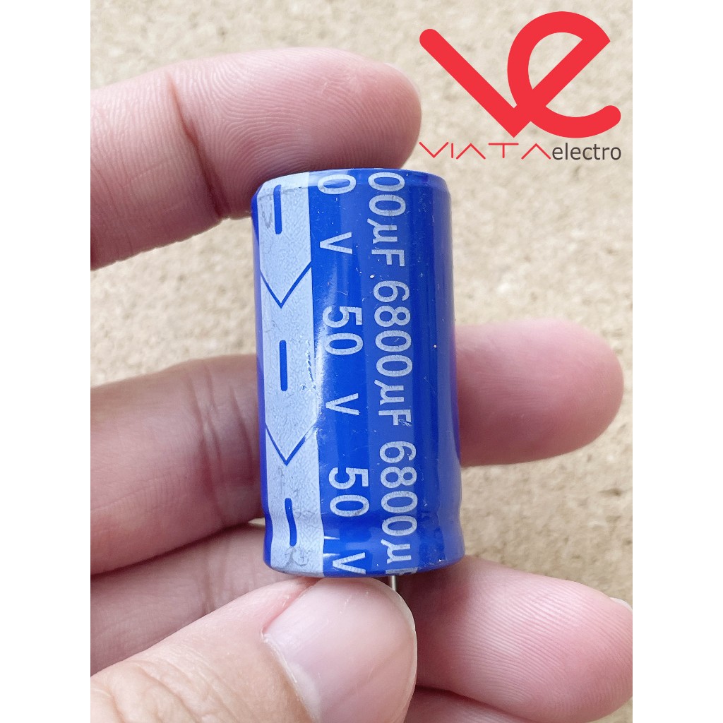 Jual KAPASITOR ELCO 6800UF 50V (1 BUAH) KAPASITOR CAPACITOR ELKO ...