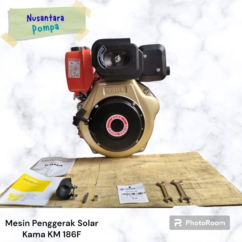 Jual Mesin Penggerak Diesel Kama KM 186F / Engine Solar Kama 10HP ...