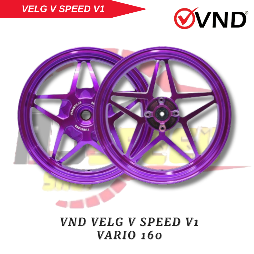 Jual VND Velg V Speed Vario 160 CBS V1 185x14 & 215x14 Original 100% | Shopee Indonesia
