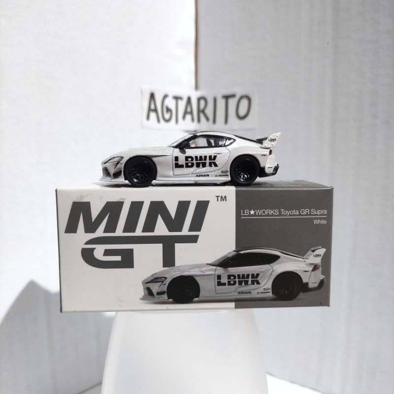 Jual Mini GT 235 LBWK GR Supra White | Shopee Indonesia