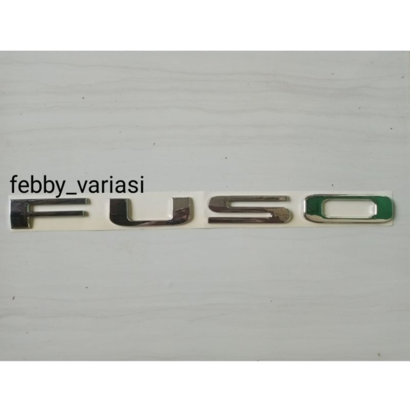 Jual Emblem Fuso / Logo Fuso Canter / Emble Fuso Chrom | Shopee Indonesia