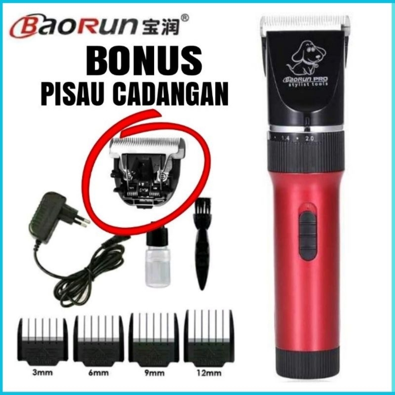 Jual COD BAORUN S1 PRO 100% ORI Alat cukur HEWAN ( Domba, Kambing, Anjing, dll ) Pet Hair ...