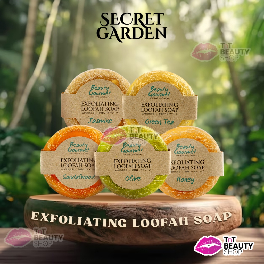 Jual Secret Garden Exfloating Loofah Soap Sabun Mandi Loofah 100Gr | TnT Beauty Shop | Shopee ...
