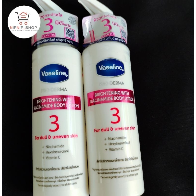 Jual Vaseline Pro Derma Thailand Brightening Body Lotion 95ml | Shopee Indonesia