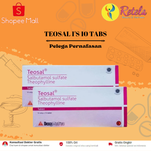 Jual TEOSAL 1 STRIP 10 TABLET | Shopee Indonesia