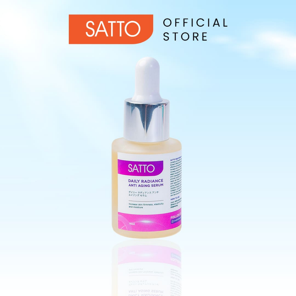 Jual Satto Daily Radiance Anti Aging Serum 15ML | Shopee Indonesia