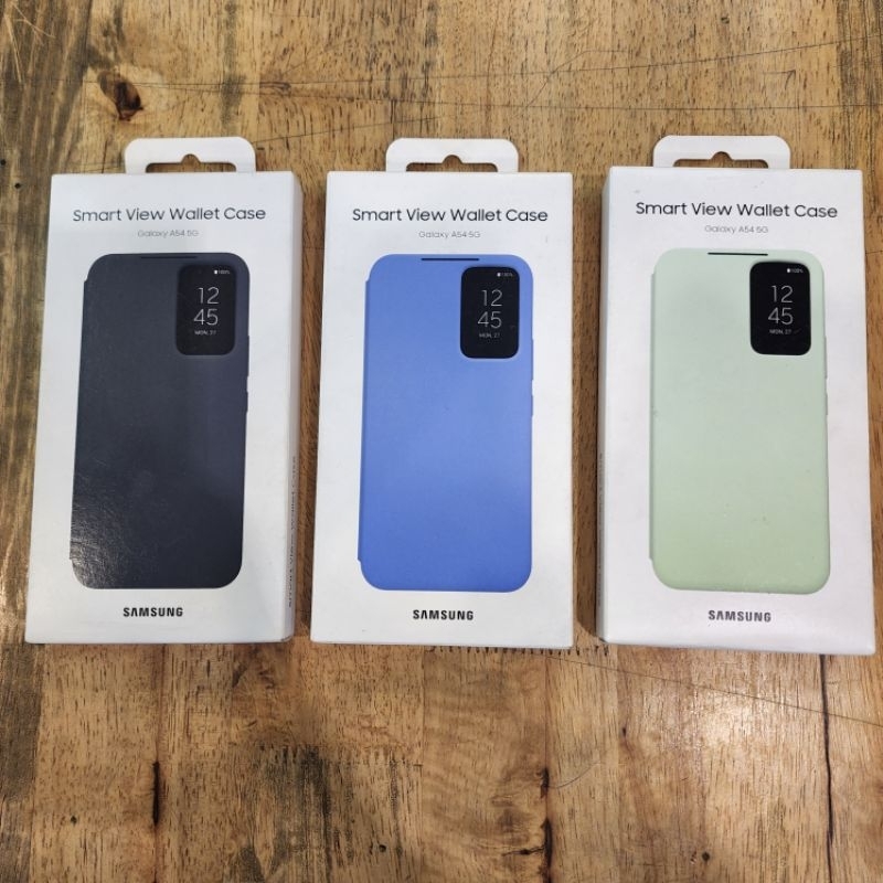 Jual smart view wallet case A54 5G | Shopee Indonesia