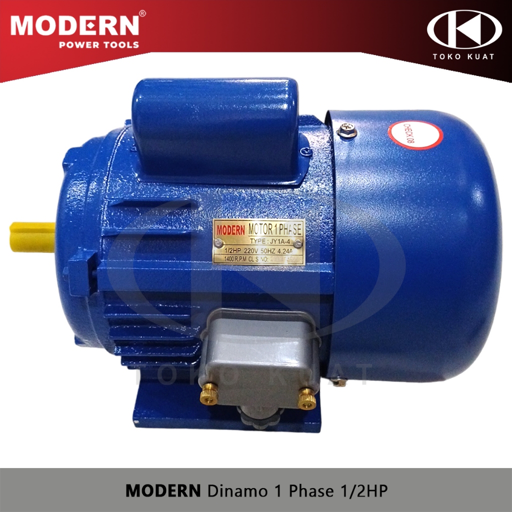 Jual MODERN Dinamo 1 Phase 1/2HP Kompresor | Shopee Indonesia