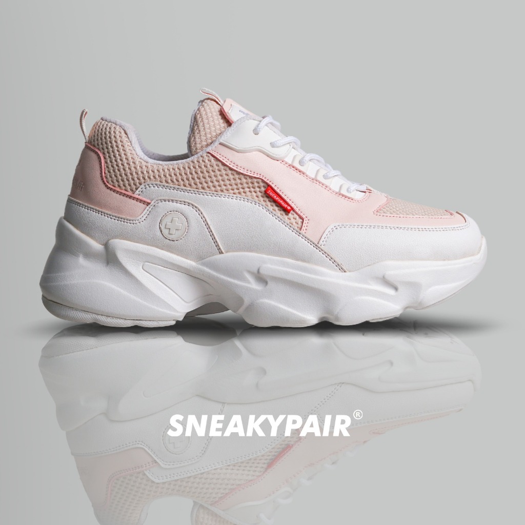 Jual SNEAKYPAIR Flare Pearly Pink Sepatu Wanita Sneakers Shoes | Shopee ...