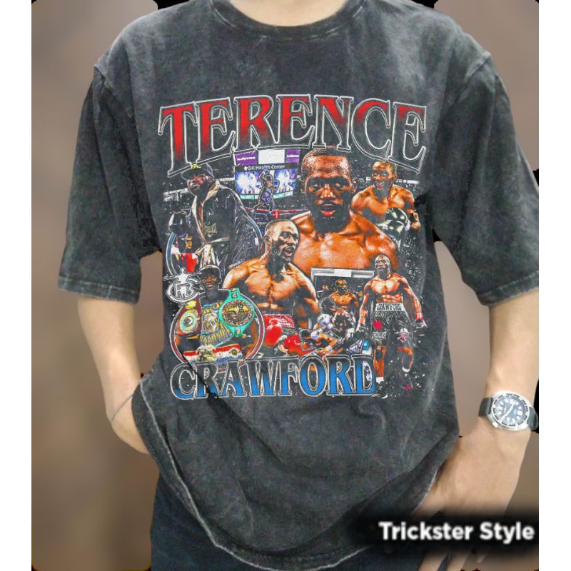 Jual Terence Crawford Boxing Vintage Wash T-shirt/Kaos Terence Crawford Boxing Tinju Vintage ...
