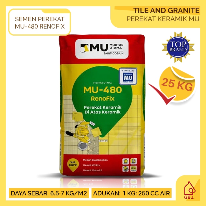 Jual SEMEN PEREKAT MU 480 RENOFIX 25 KG / MU-480 / PEREKAT KERAMIK ...