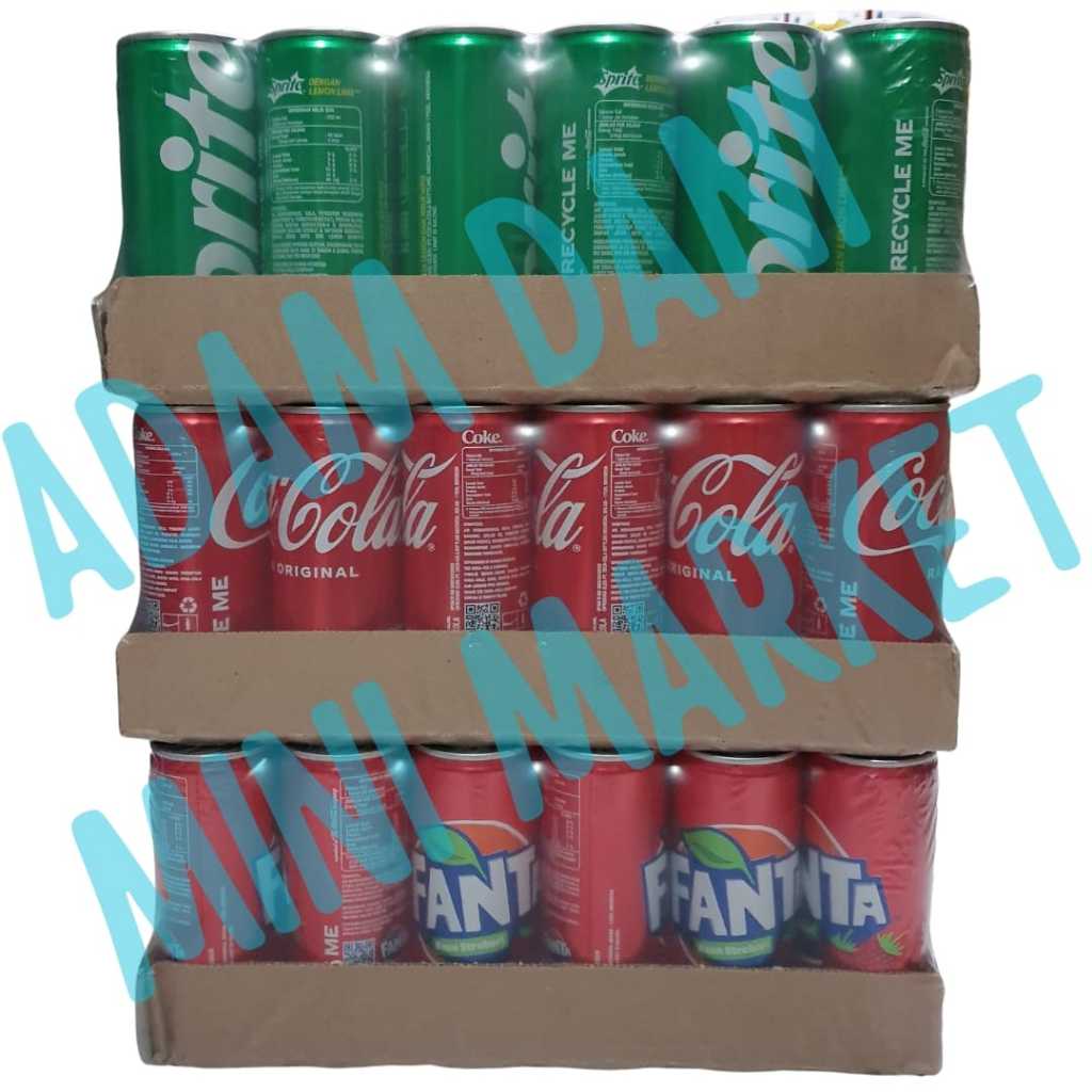Jual COCA COLA SPRITE FANTA SLIM 1 DUS 1 KRAT | Shopee Indonesia